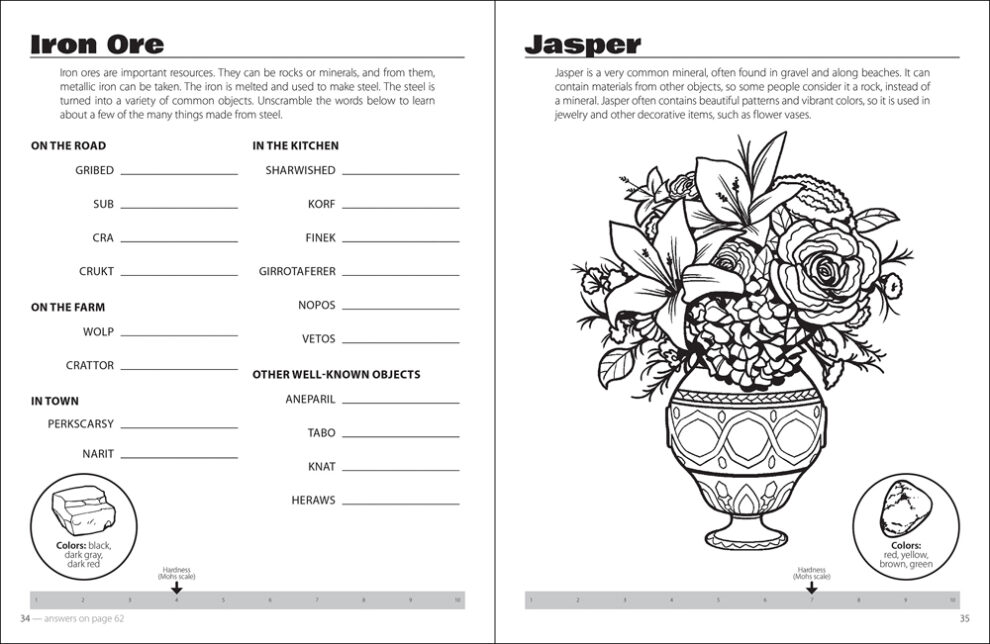 Rocks & Minerals Activity Book - AdventureKEEN Shop