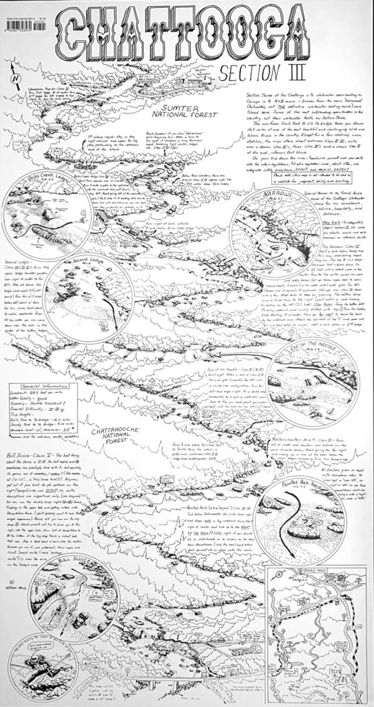 River Map: Chattooga Section III - AdventureKEEN Shop