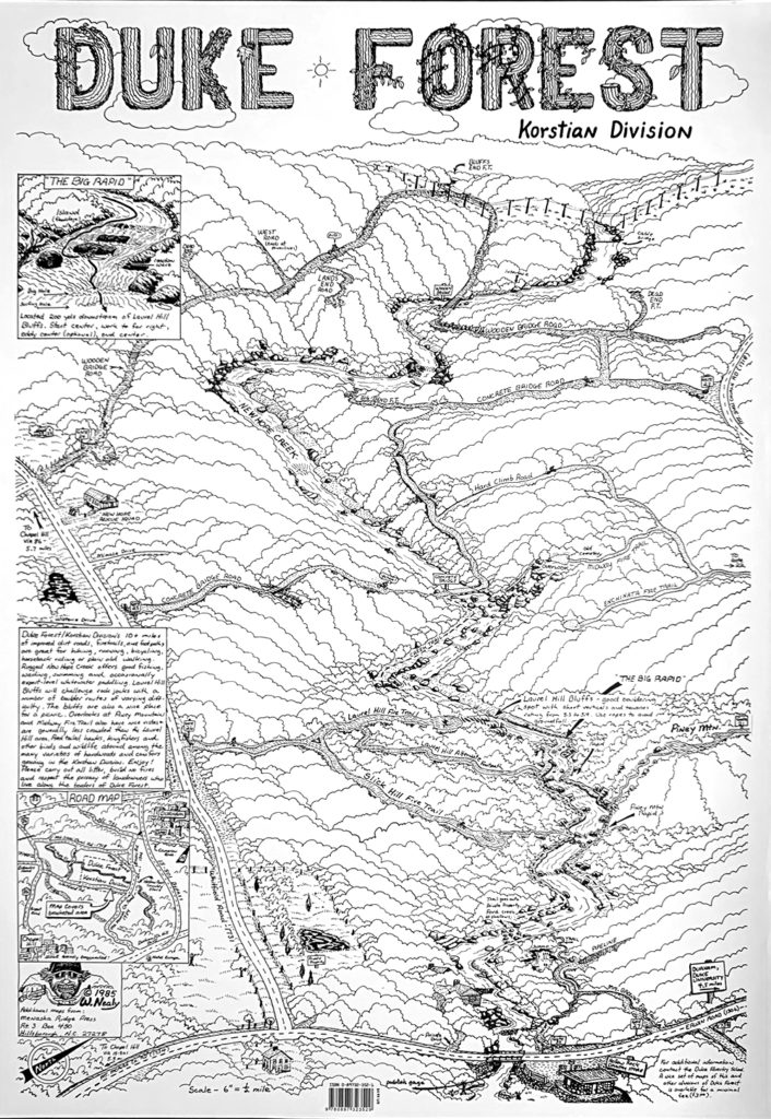 River Map: Duke Forest - AdventureKEEN Shop