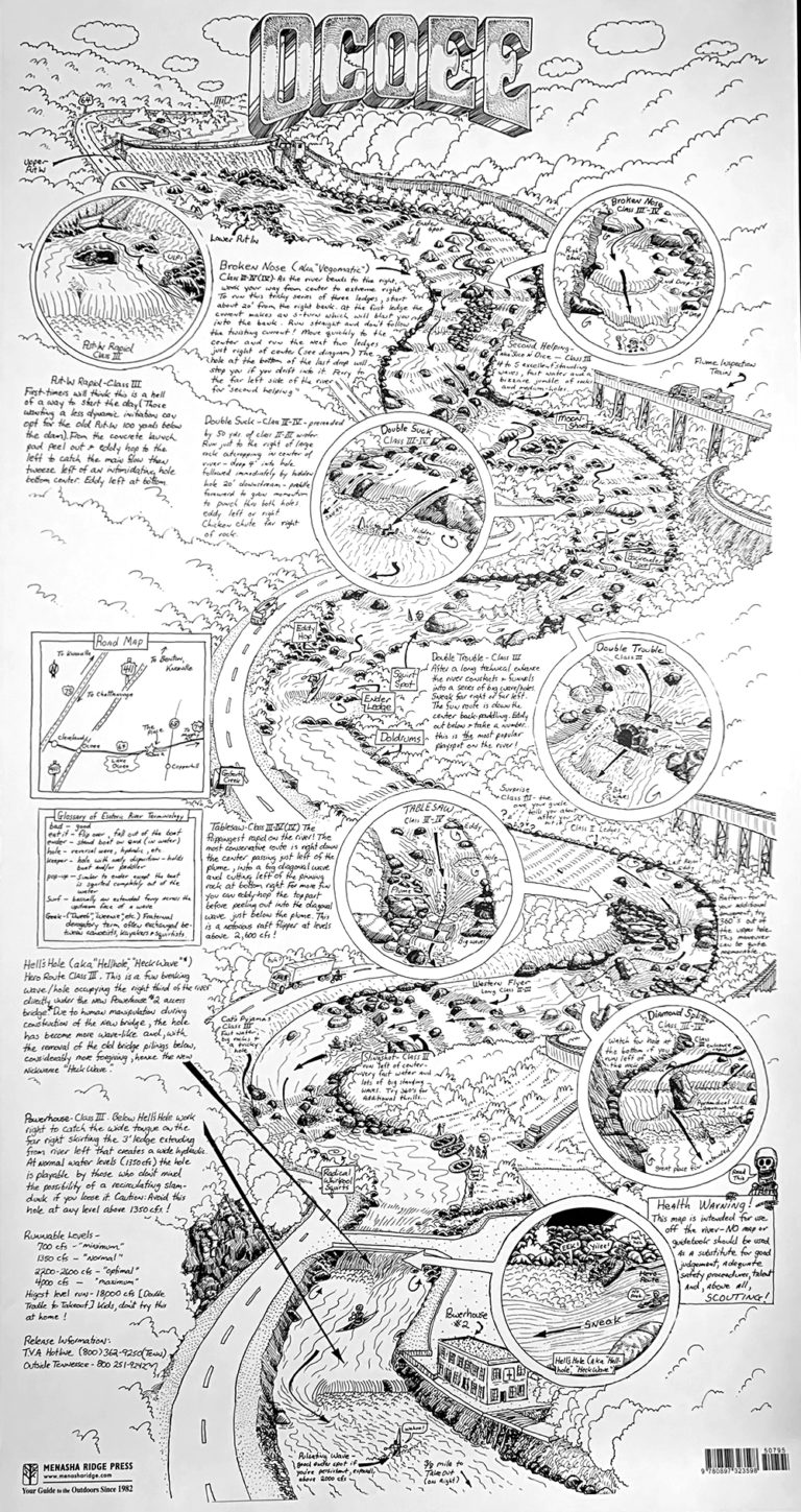 River Map: Ocoee River - AdventureKEEN Shop