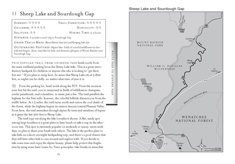 Day & Section Hikes Pacific Crest Trail: Washington - AdventureKEEN Shop