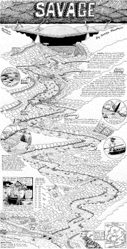 River Map: Savage River - AdventureKEEN Shop